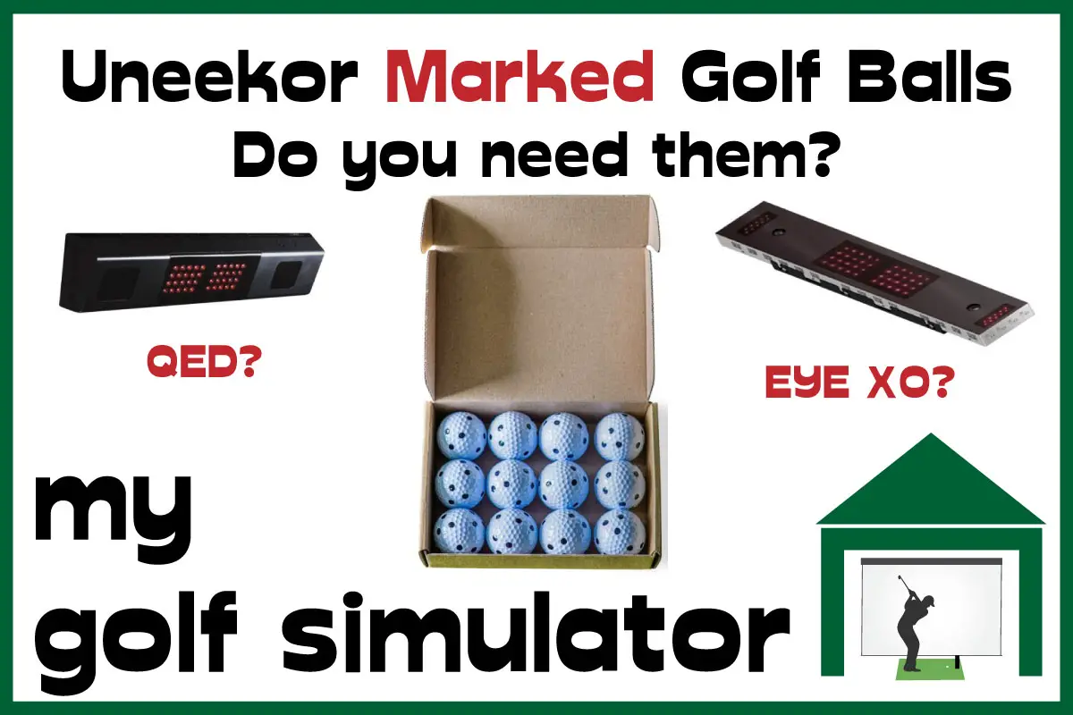 Uneekor QED Accuracy - Data, Error Margins, Setup & More | My Golf Simulator