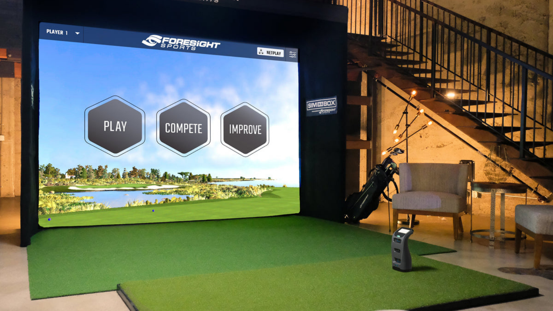 Foresight GC3 Space Requirements | My Golf Simulator