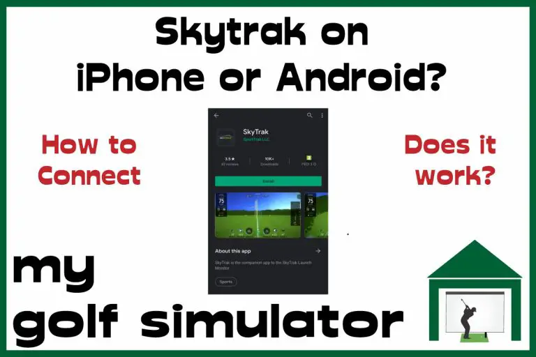 Can you use Skytrak on Iphone or Android? | My Golf Simulator