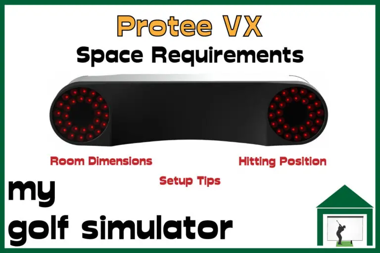 Protee VX Space Requirements | My Golf Simulator