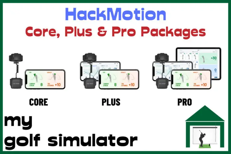 Hackmotion Packages - Core, Plus, and Pro Compared | My Golf Simulator